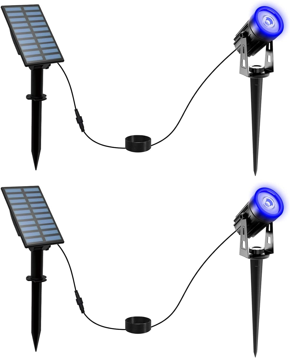 Solar Garden Spot Lights, LED Solar Landscape Light Outdoor IP65 ...