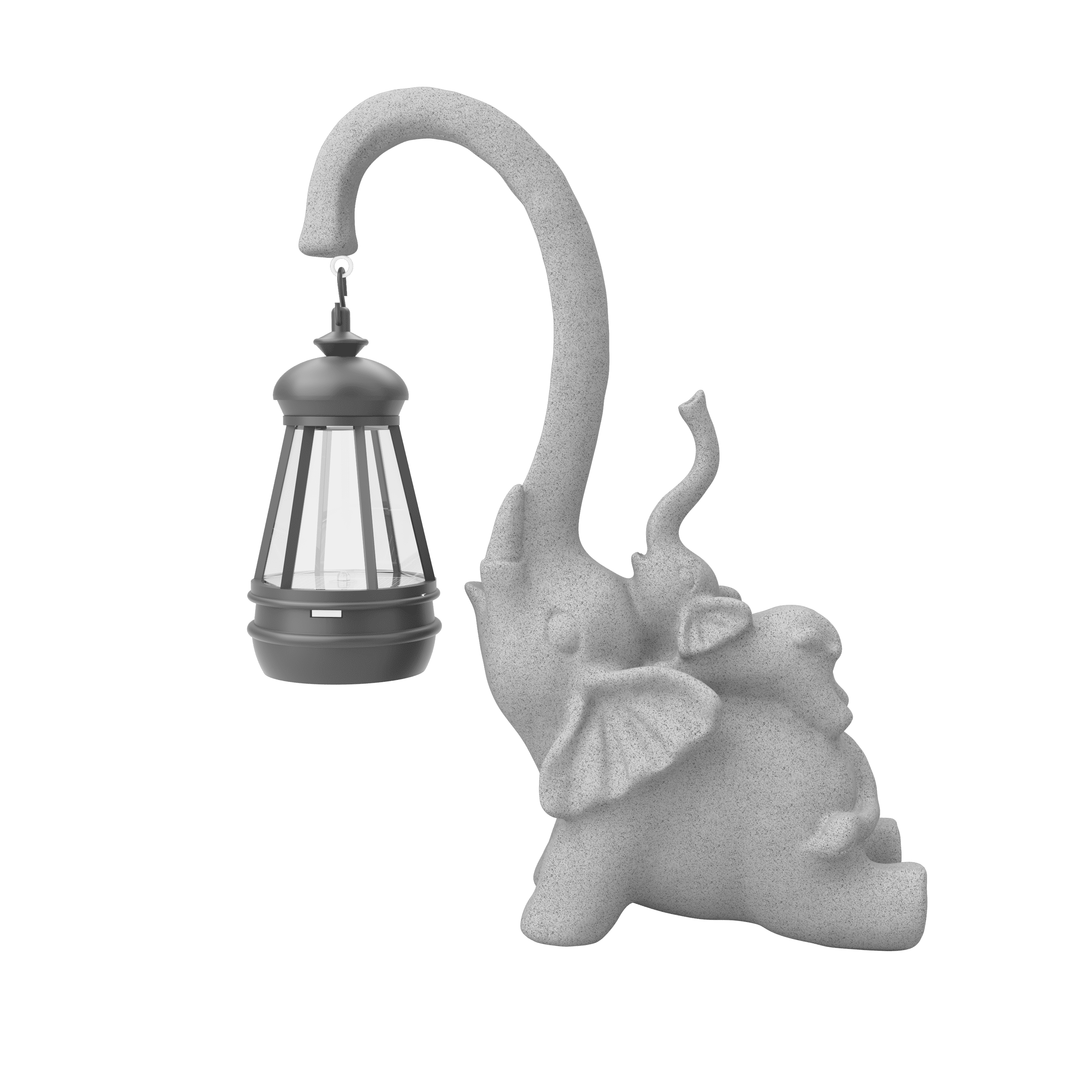 10 Inch Elephant Garden Statue, Outdoor Decor, Unique Housewarming Gift ...