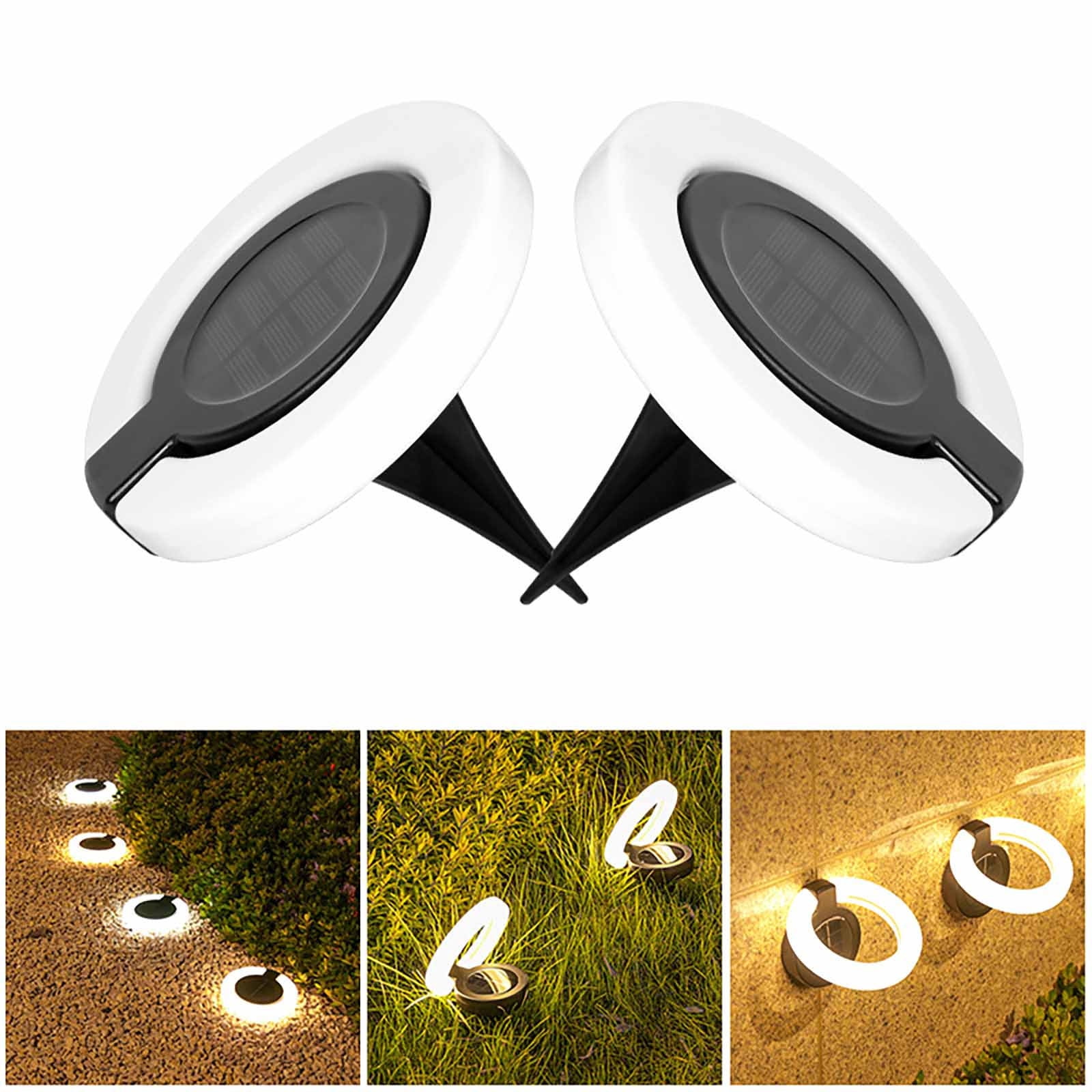 Solar Ground Lamp, Outdoor Pathway Light, Foldable Design, Modern ...