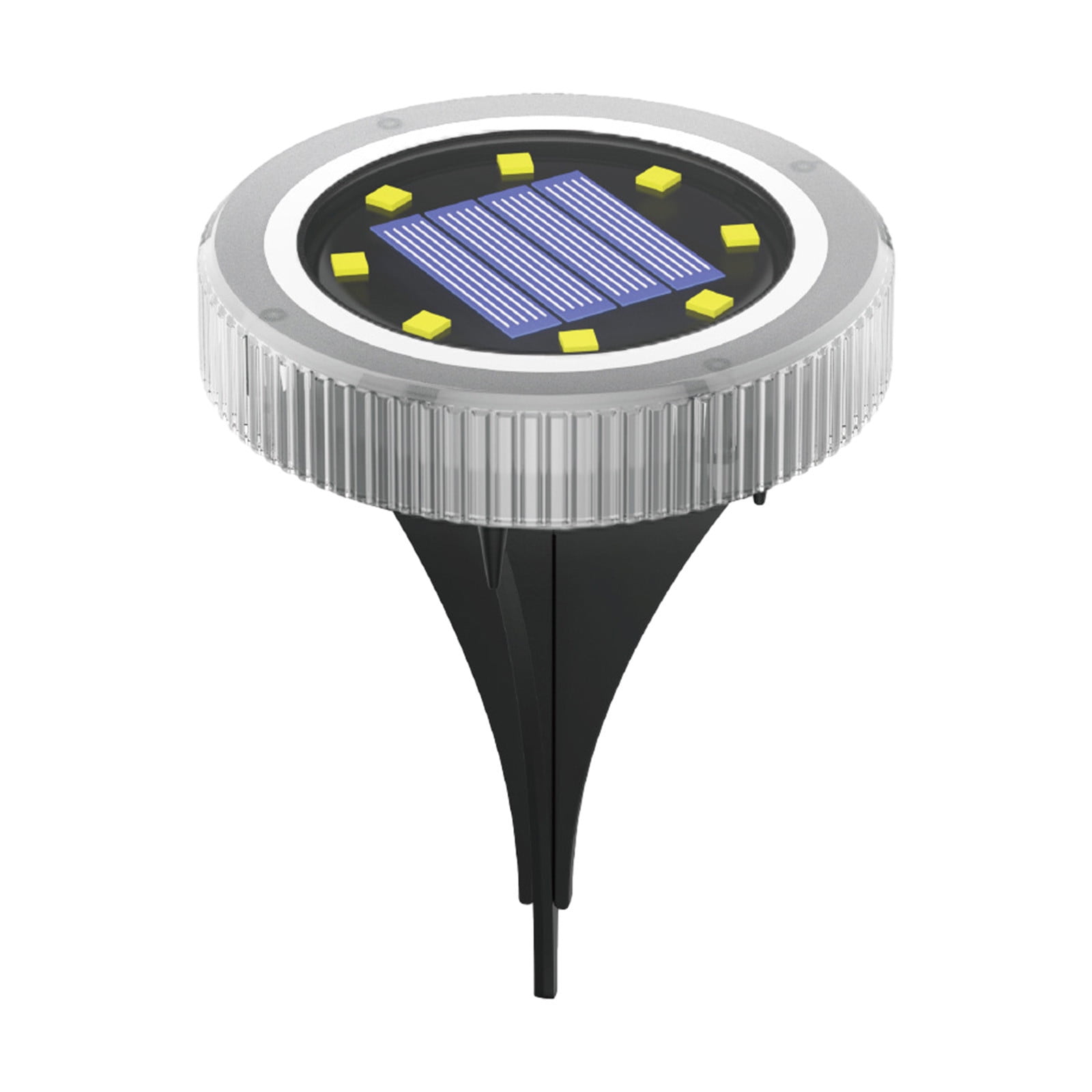 Solar Ground Lamp Outdoor Patio Garden Lamp Decoration Villa Steps ...