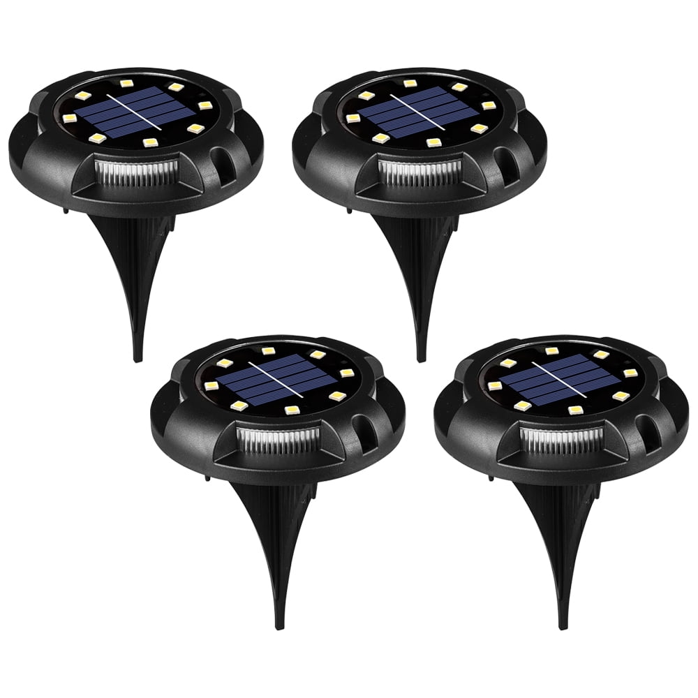 Solar Ground Lights, Waterproof Solar Garden Lights, Outdoor Garden ...