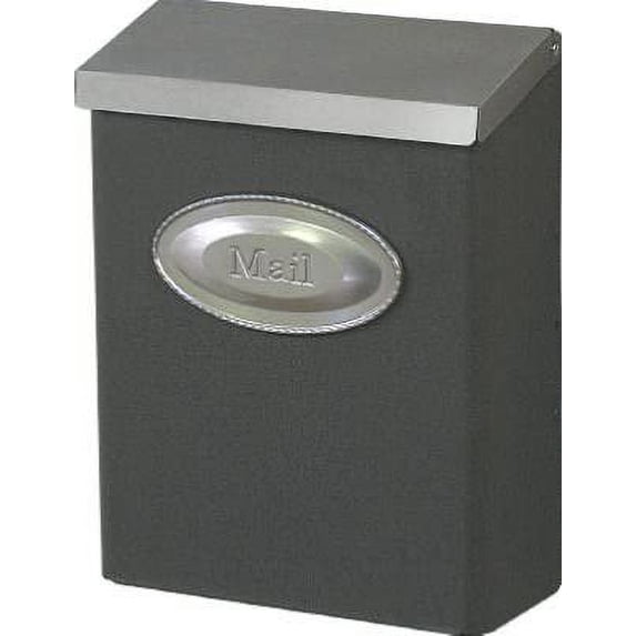 Solar Group Vertical Wall Mount Mailbox With Lock - Extra Large - White ...