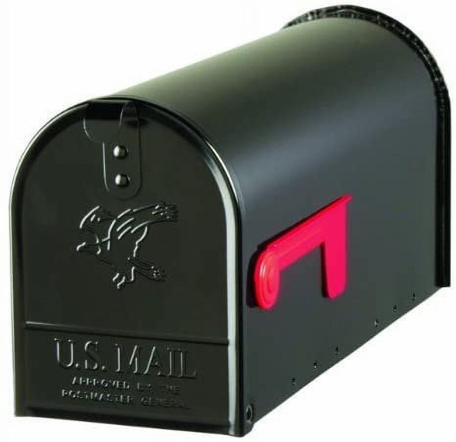 Solar Group E11B Black Elite Premium Steel Mailbox - Walmart.com