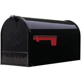 Shop Durable Double Door Mailboxes in Black for Home Security