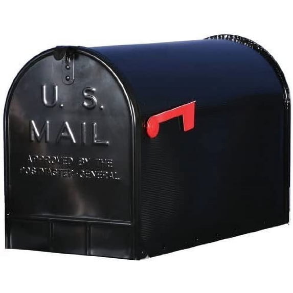 Solar Group Gibraltar Extra Large Post Mount Jumbo Size Rural Mailbox ...