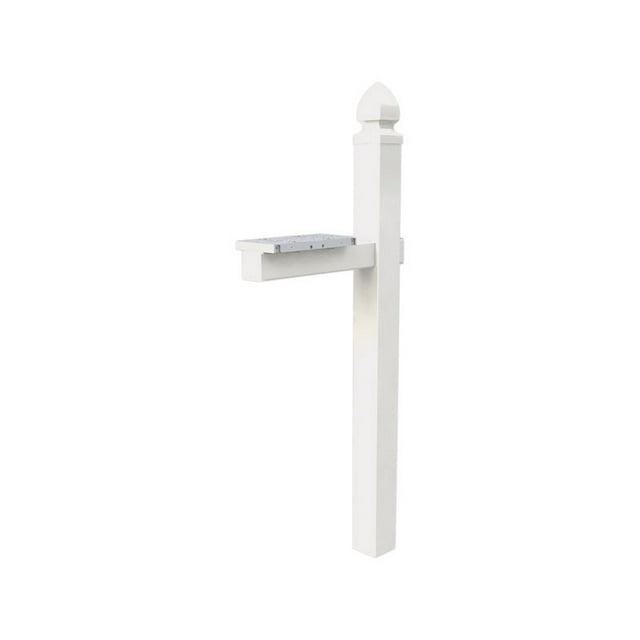 Free Shipping! Solar Group WP000W01 PVC Mailbox Classic Cross Arm Post ...