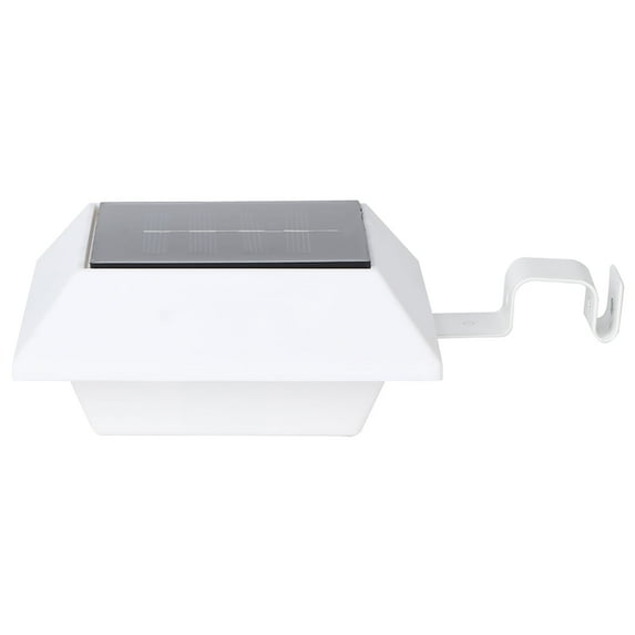 Solar Gutter Light, 6 LED Solar Fence Lamp, Waterproof For Yard Lawn ...