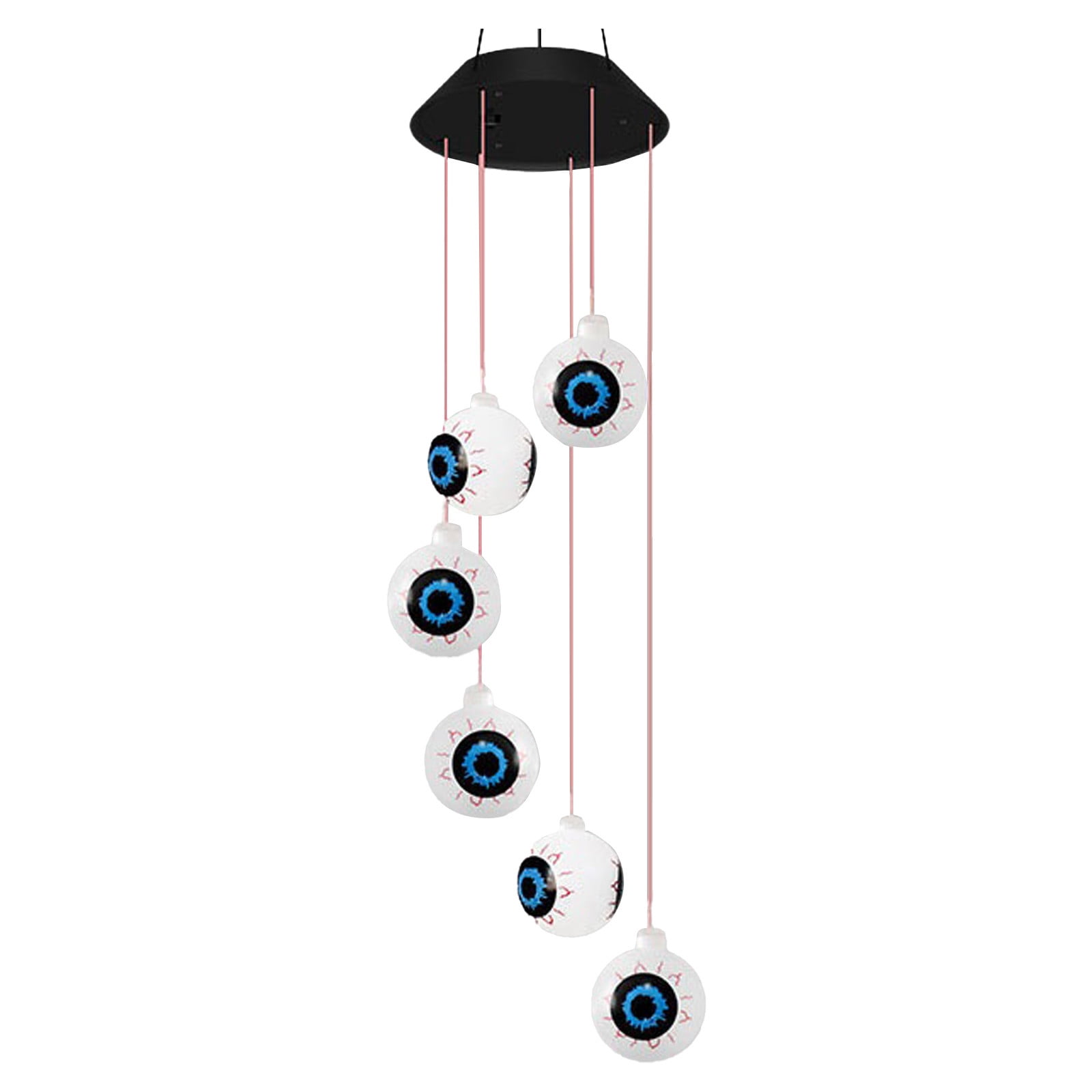 Solar Skull Wind Chime Light - Outdoor LED Skull Lamp, Waterproof ...