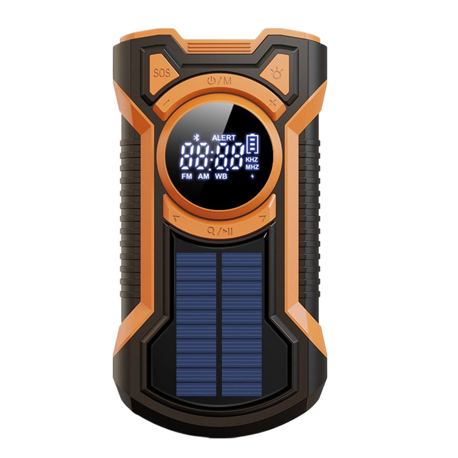 Solar Hand Crank Emergency Portable AM FM SW Speaker with 5000mAh Power ...