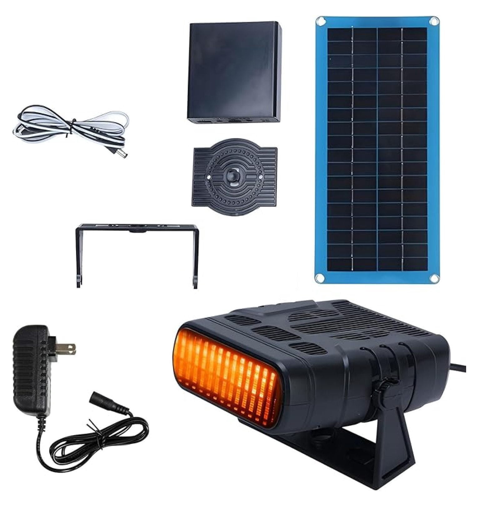 Solar Heater for Greenhouse and Chicken Coop Solar Powered Panel Heater ...