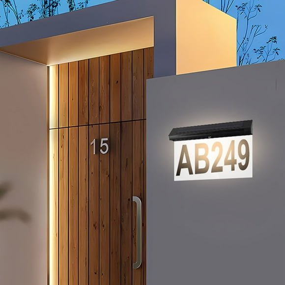 Solar Powered Address Signs
