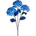 Solar Hydrangea 3 Head LED Waterproof Stake Light for Patio Yard Lawn ...