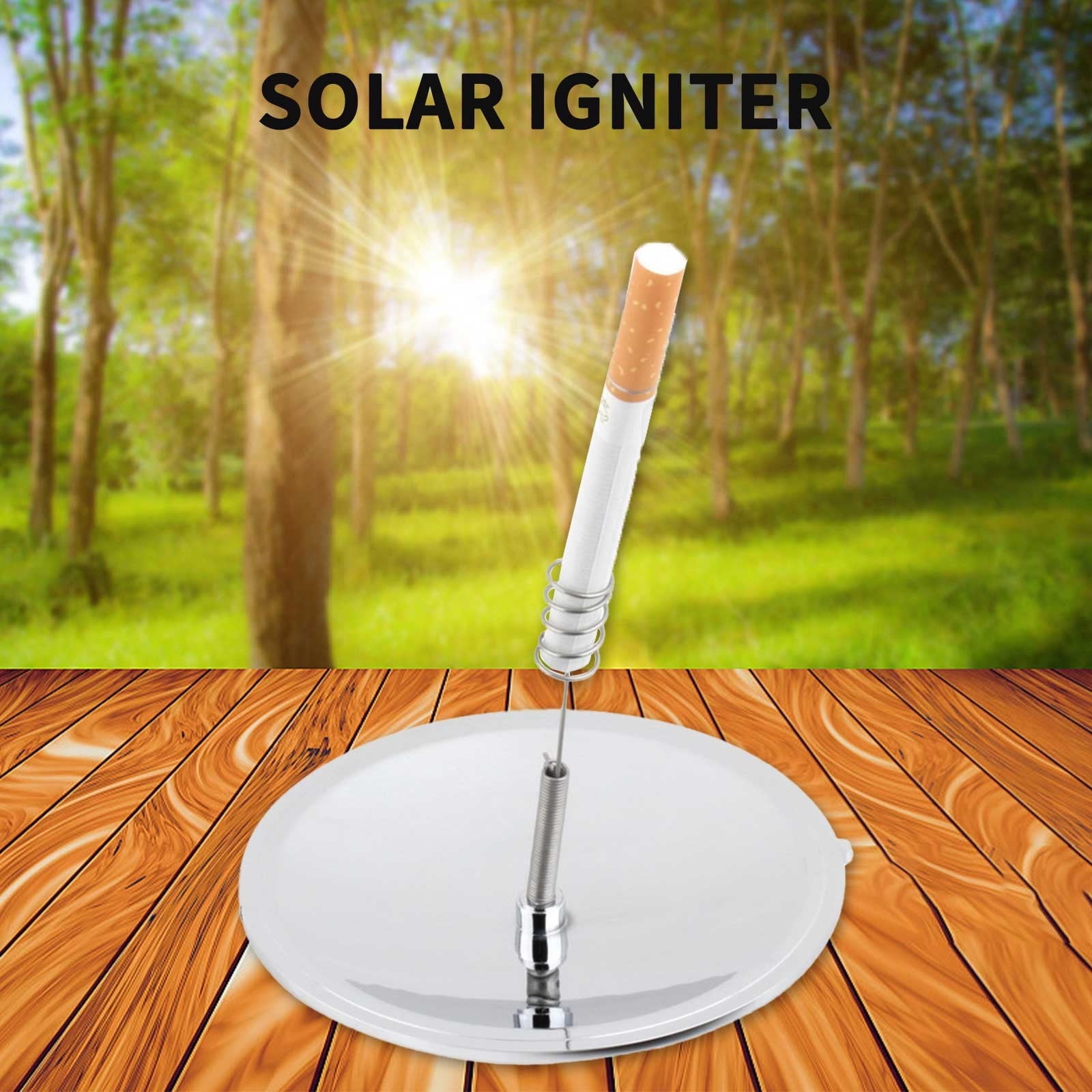 Solar Igniter, Windproof Outdoor Stove, Stainless Steel Construction ...