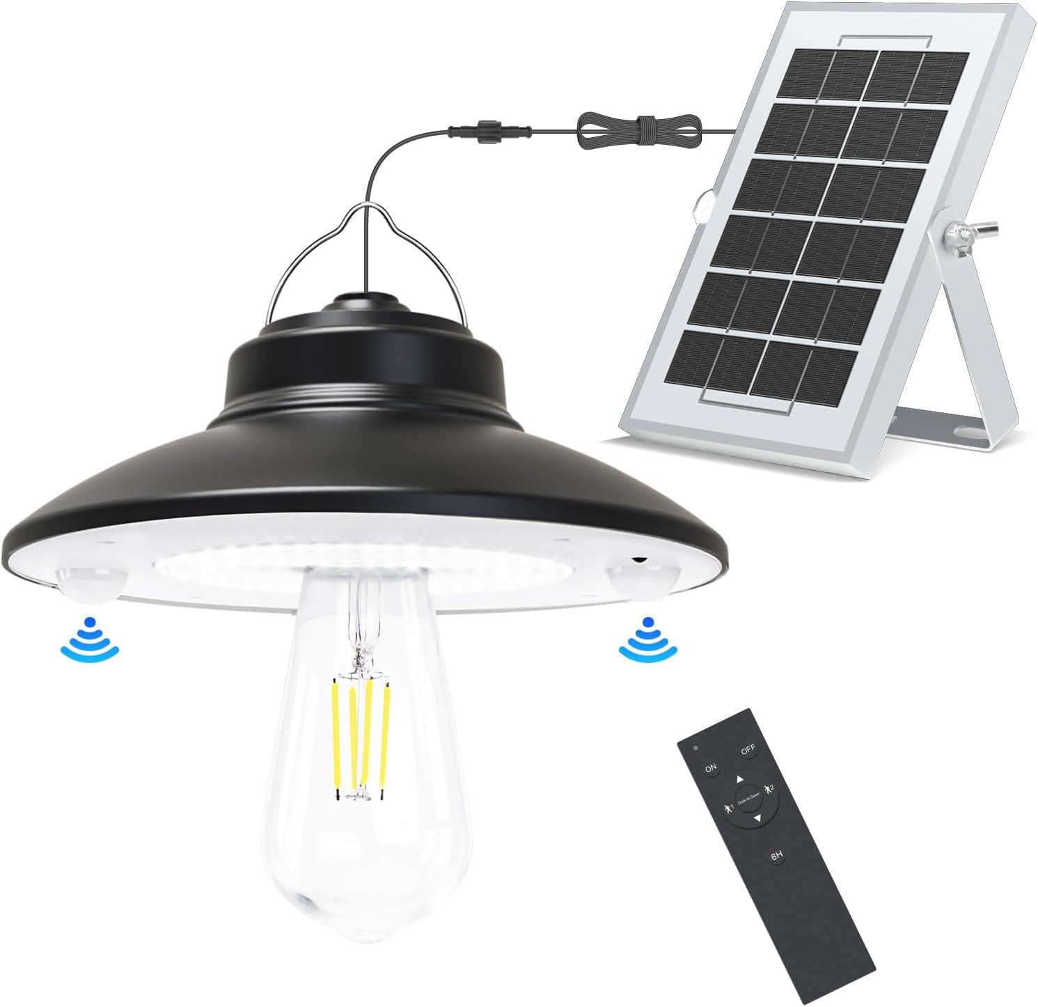 Solar Indoor Outdoor Shed Light with 7000k Cool Whtie 3 Modes ...