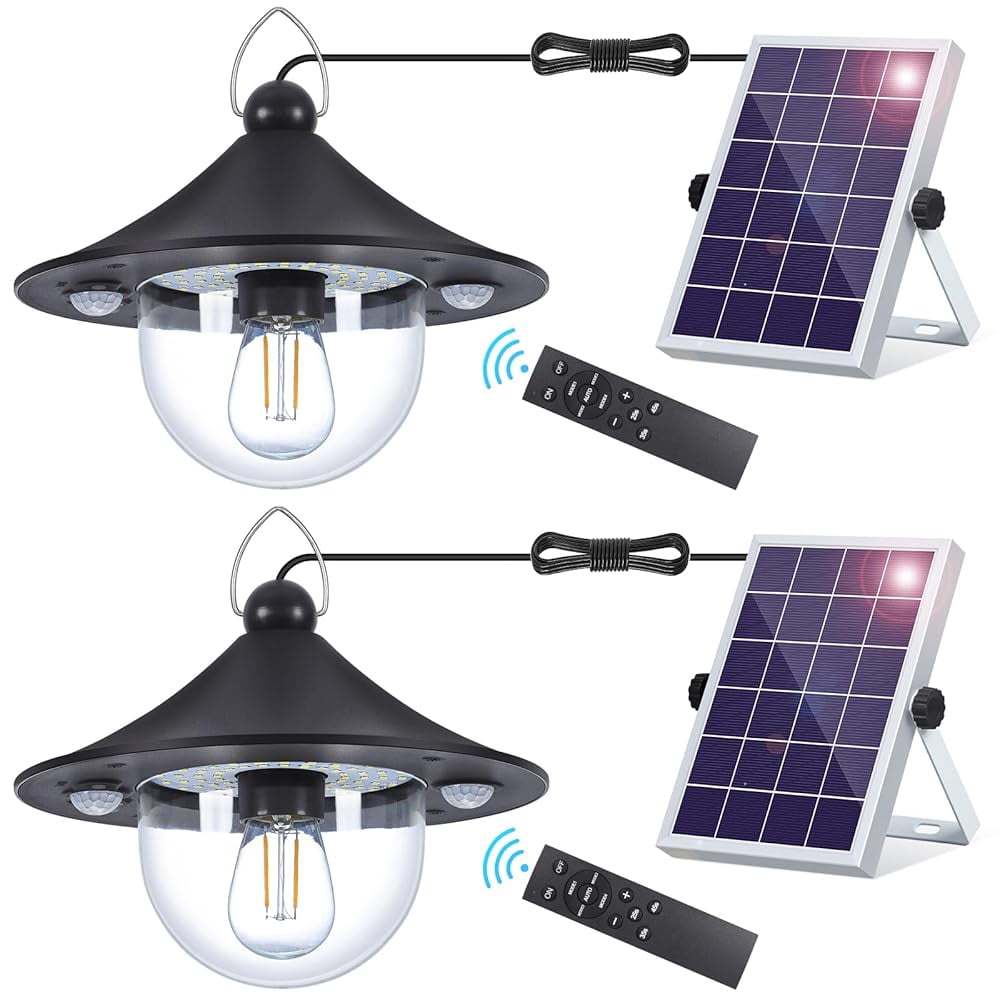 Solar Indoor Outdoor Shed Light with 3000LM, 3 Color Temperatures, 5 ...