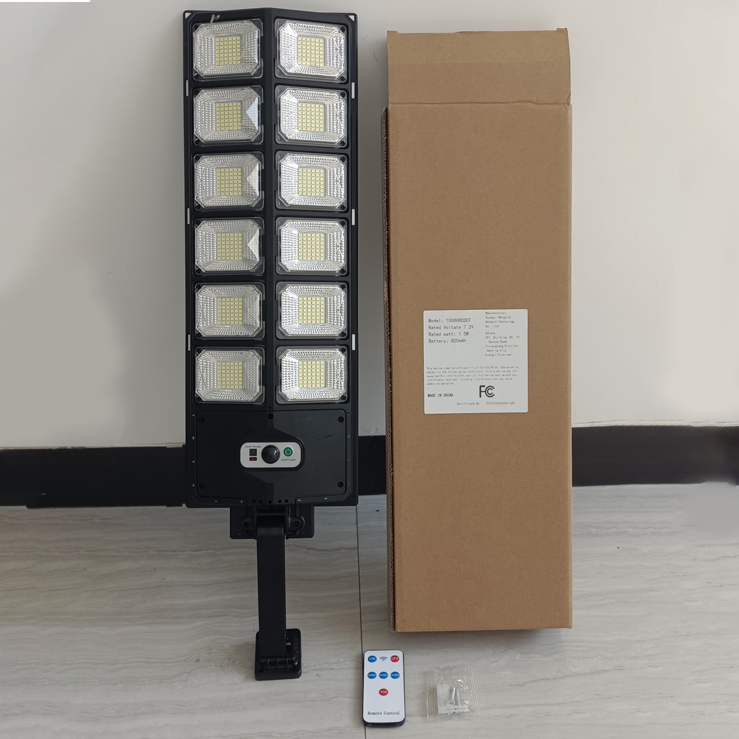 Solar Induction Street Lights Outdoor Waterproof, Solar Flood Light ...