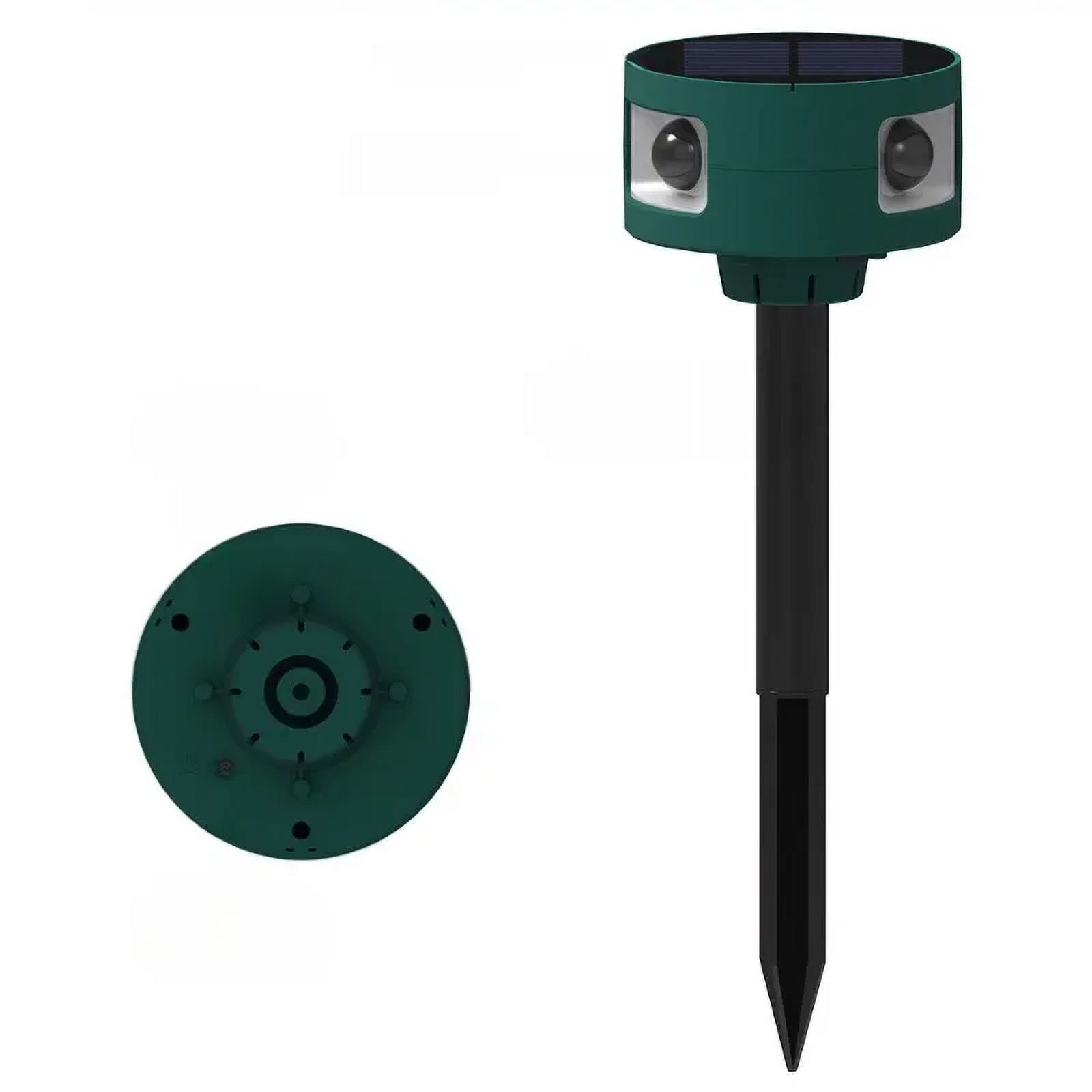 Solar Infrared Motion Sensor Alarm Detector Waterproof Outdoor Animal ...