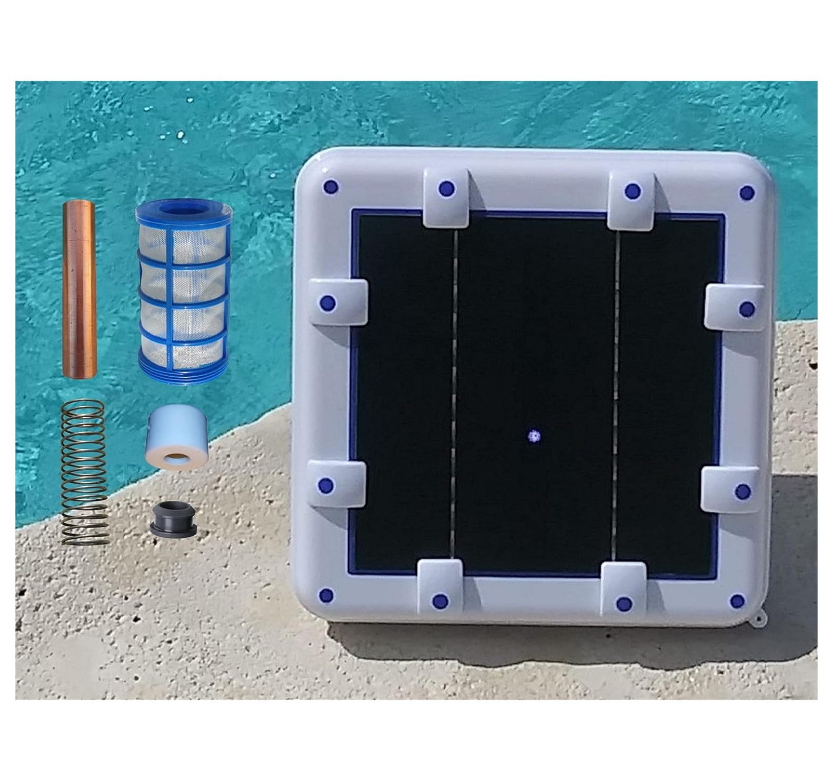 Solar Ionizer with LED On/Off Indicator 14.0V with Threaded Basket ...