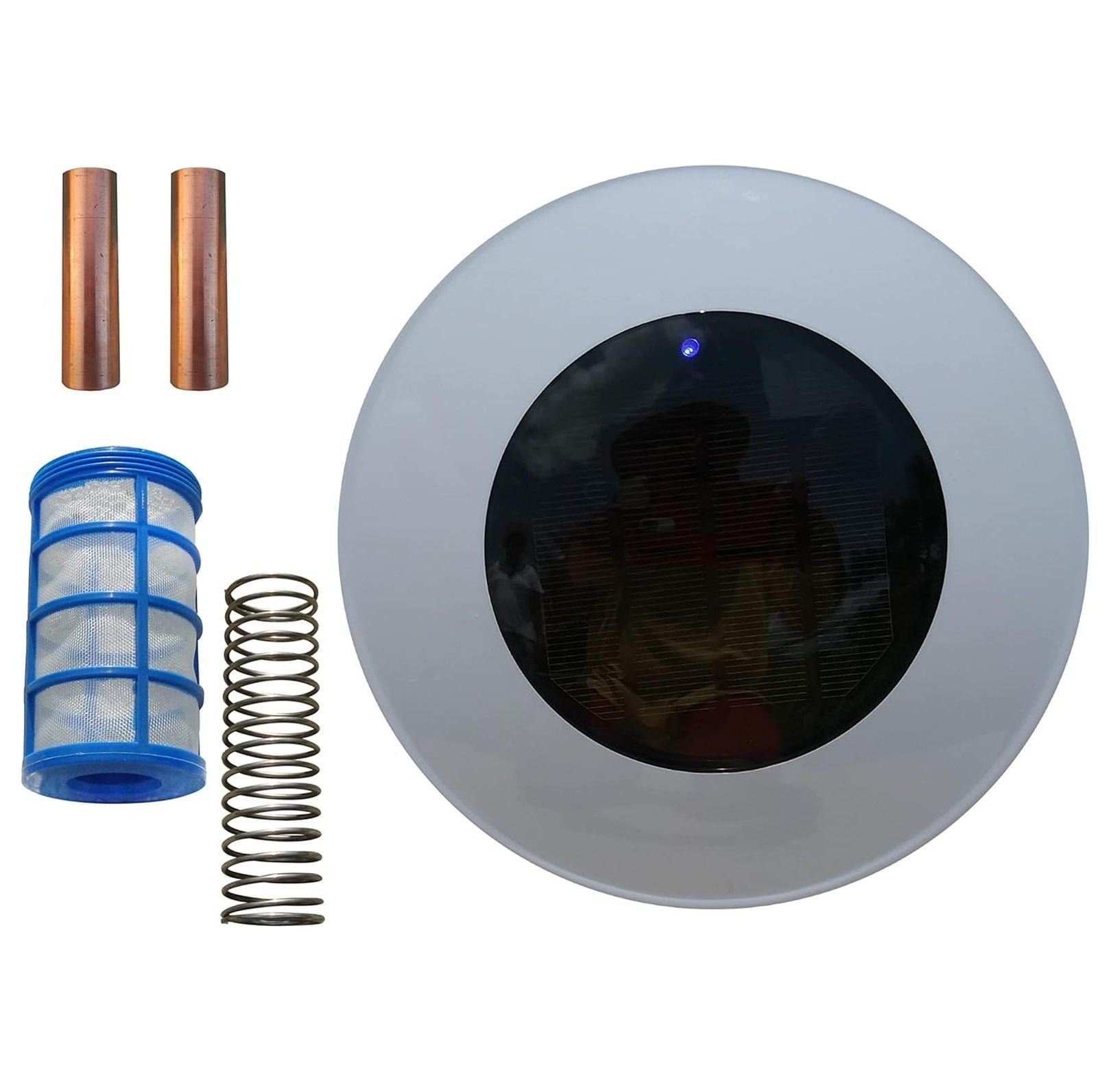 Solar Ionizer with LED On/Off Indicator 7.0V with Threaded Basket | No Wing-Screw Required ...