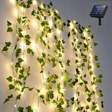 Ivy Vine Lights, Artificial Ivy Garland with LED String Lights, Hanging ...