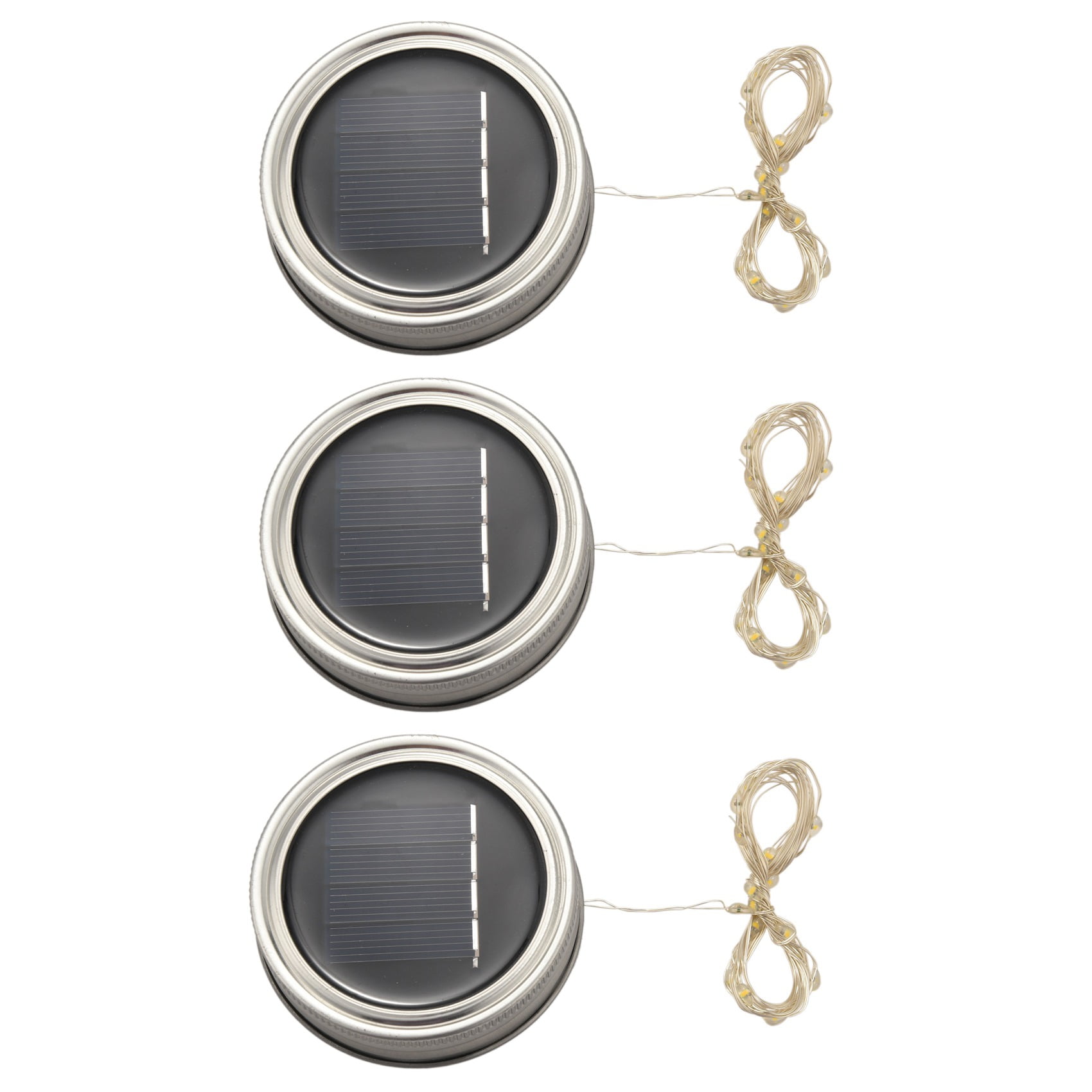 Solar Jar Lid Lights, 18 Pack 20 Led String Fairy Star Firefly Lids ...