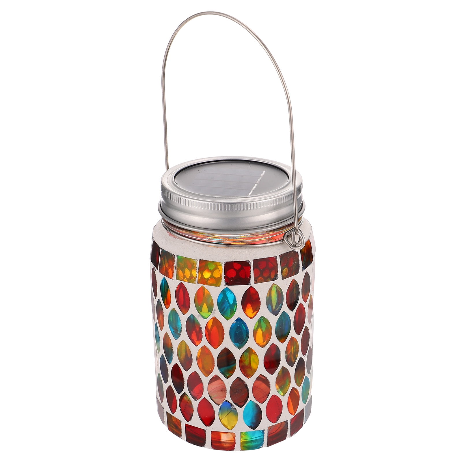 Solar Jar Light Hanging Lights Lantern Rechargeable Desk Lamps Table ...