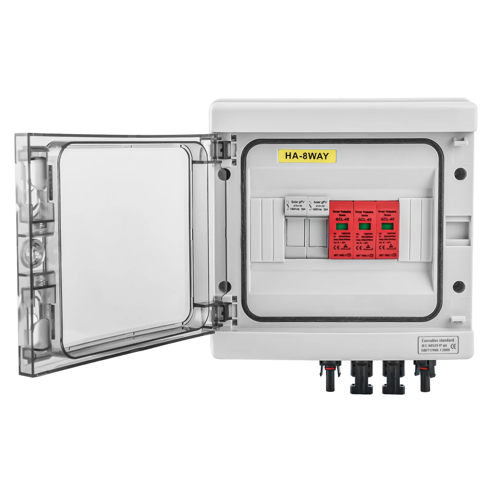 Solar Junction Box Photovoltaic Dc 1-2-Strings Surge Protection Pv 0% ...