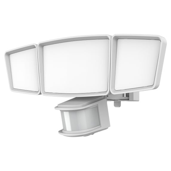 Solar LED 3-Head Security Light - 28W - 5000K - Pinegreen Lighting ...