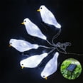 Solar LED Bird Light Garden Decorative Light ,5 Birds In A String, All ...