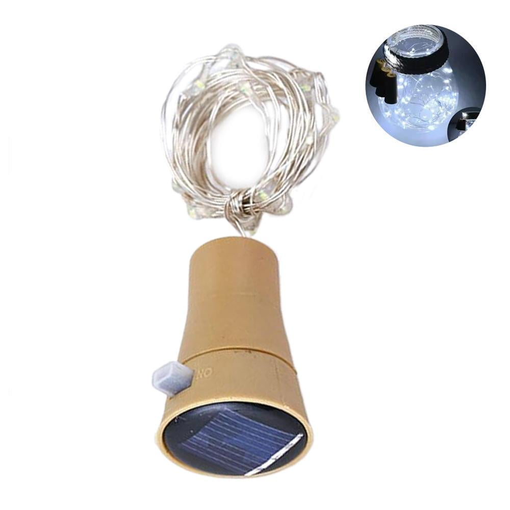 Solar LED Bottle Stopper Light for Outdoor Parties and Wine Enthusiasts ...