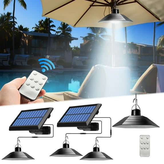 Solar LED Camping Lamp with Warm Light, 60 SMD2835 LED Beads, 400lm ...