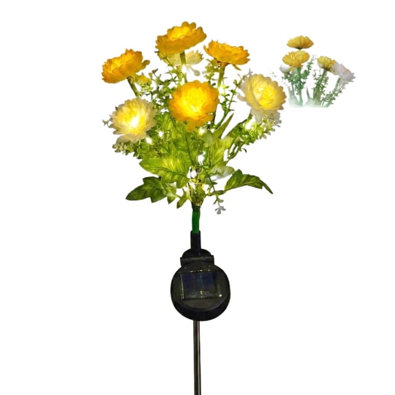Solar LED Flame Effect Garden Stake Light for Outdoor For Patio and ...