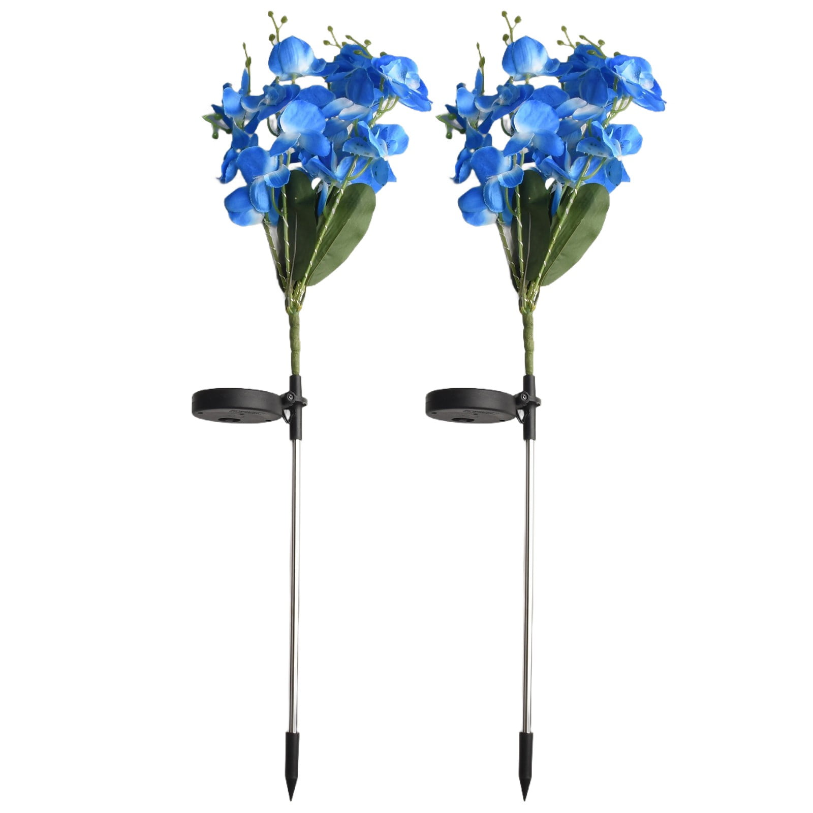 Solar LED Garden Lights Outdoor,Decorative Phalaenopsis Flower Lawn ...