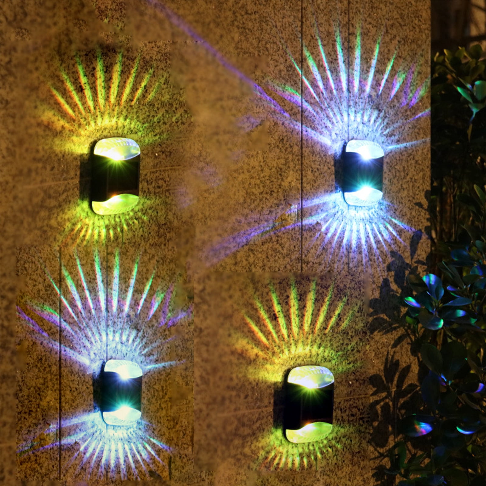 Solar LED Garden Lights,Wireless Outdoor Spotlights,Waterproof ...
