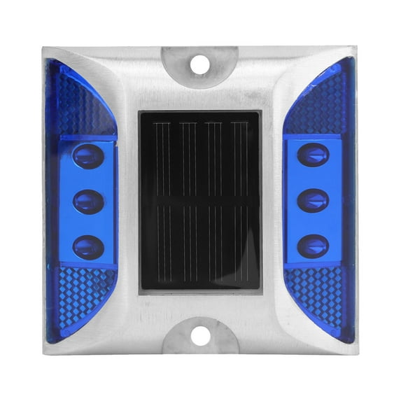 Solar LED Ground Marker Lights Waterproof Outdoor Driveway Road Spike ...