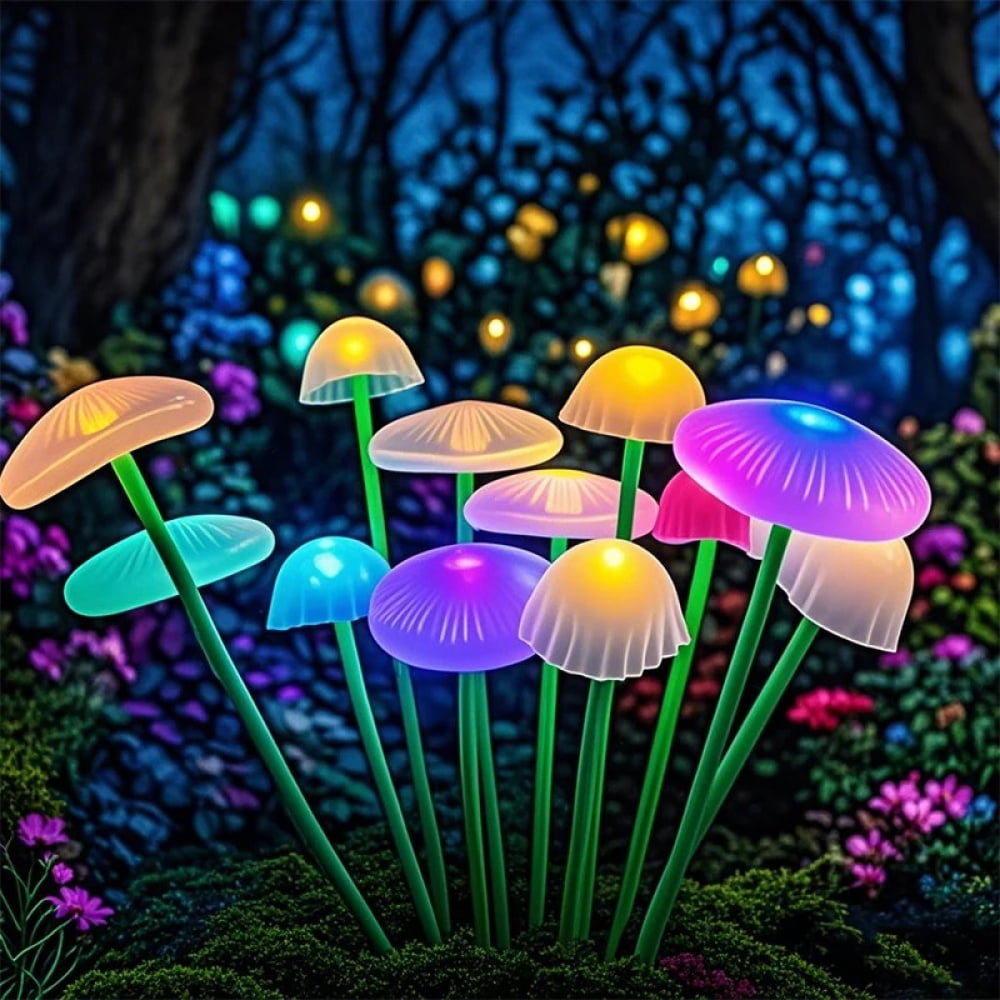 Solar LED Jellyfish Sway Lights Garden Decor Waterproof Outdoor Solar ...