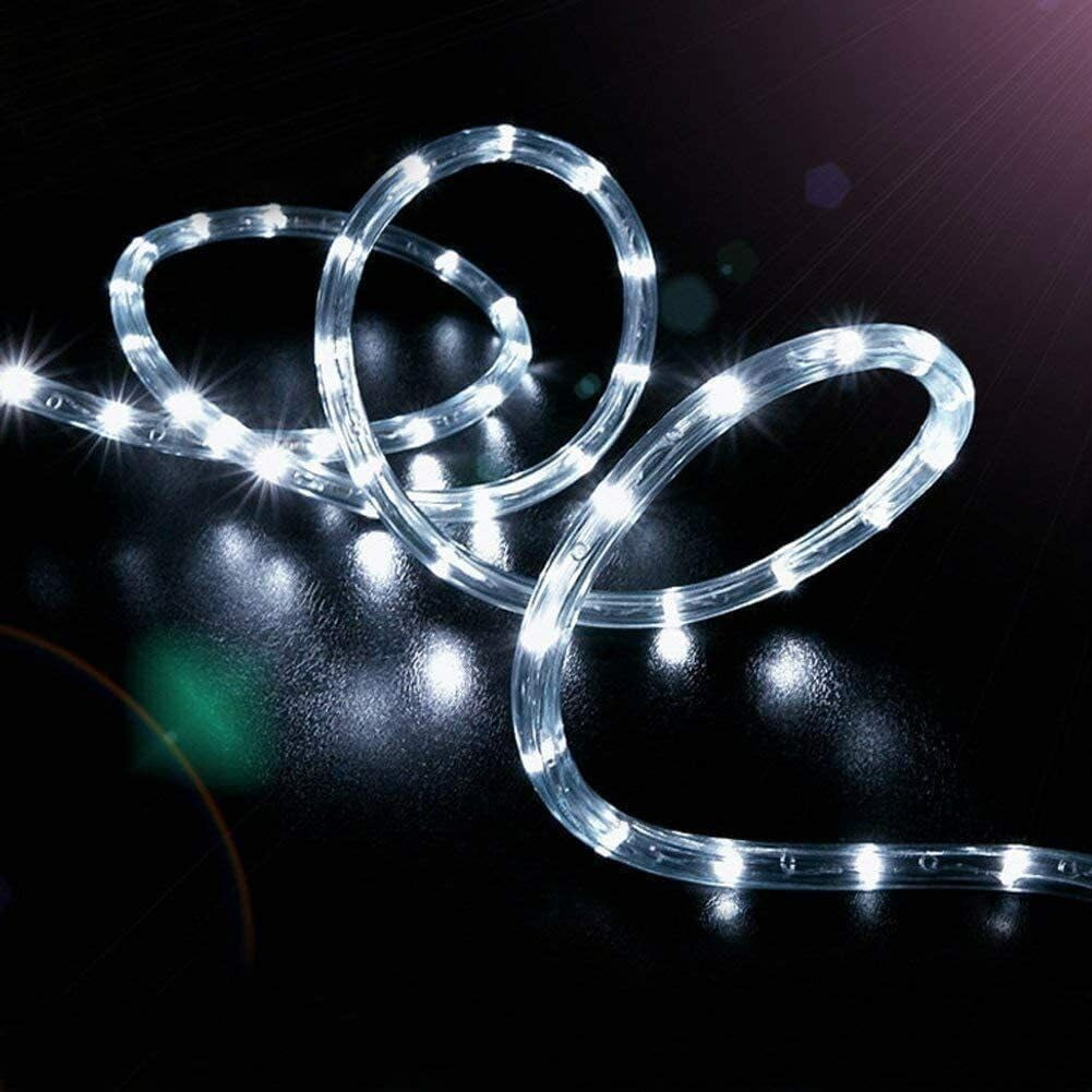 Solar LED Powered Fairy String Rope Strip Lights Waterproof Outdoor ...