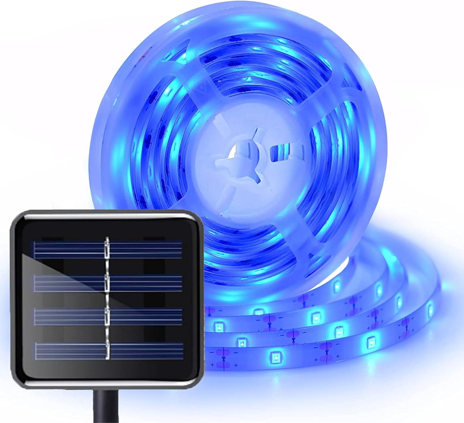 Solar LED Strip Lights Outdoor, 5m 90 LED Flexible Light Strip ...