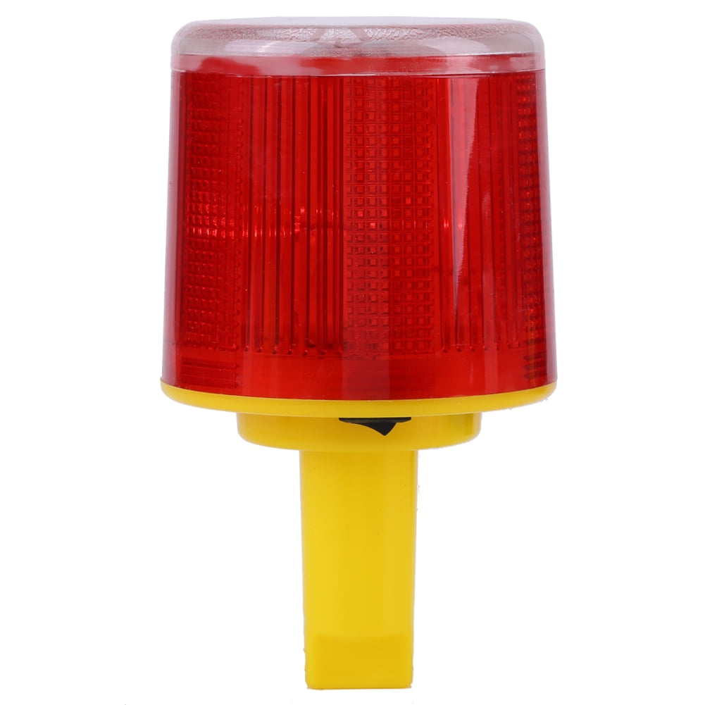 Solar LED Warning Light, 500-1000m Red Flash Range, 3V 25W, 500mah, 50 ...