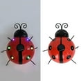 Solar Ladybug Lights, Cute LED Ladybug Lawn Ornaments & Yard Art, Metal ...