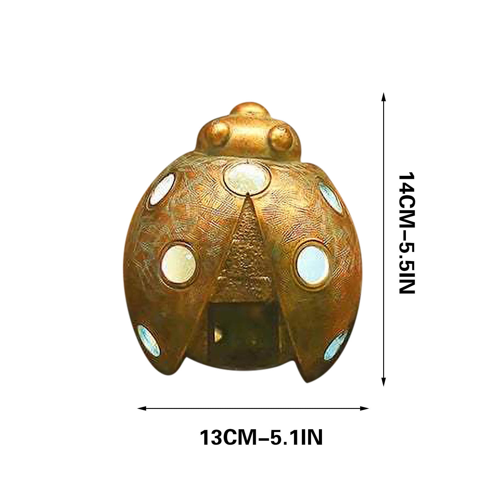 Solar Lamp Ornaments Simulate Seven Star Ladybird Outdoor Garden Garden ...