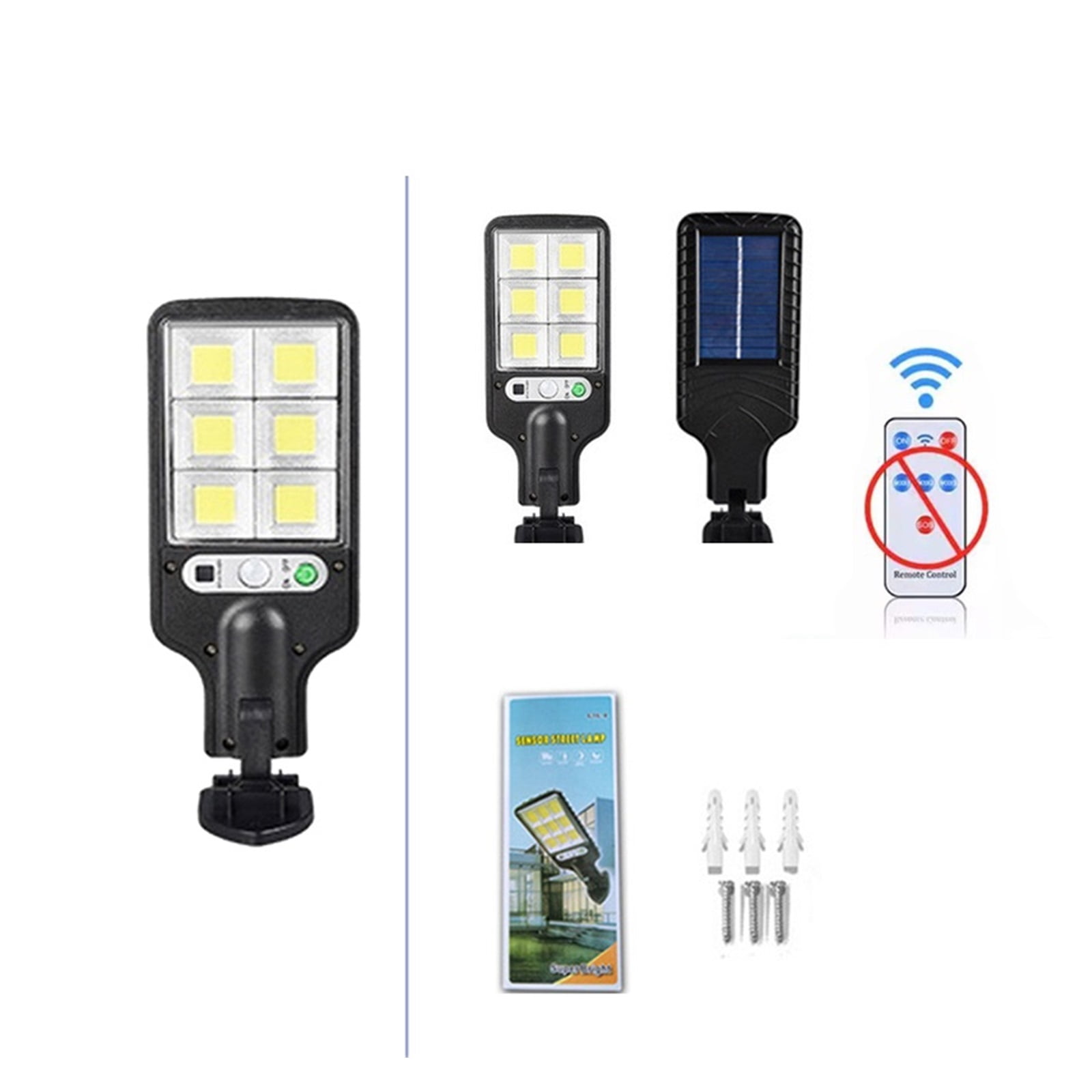 Solar Lamp With 3 Light Modes Waterproof Solar Street Lights Outdoor ...