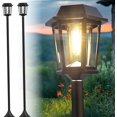 Solar Lamp with Post Lights Outdoor, 63