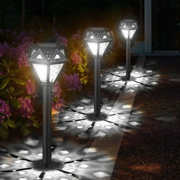Solar Landscape Lights, Garden Spotlights, Outdoor Solar Powered Ground ...
