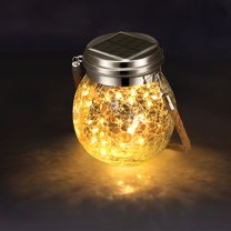 Solar Powered Outdoor Decor Lantern: Waterproof Flickering Flameless ...