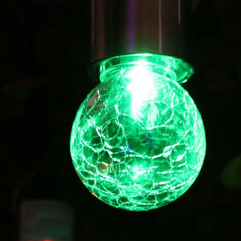 Cracked Glass Ball Solar Lights Outdoor GIGALUMI GW-505 30 LED Solar ...