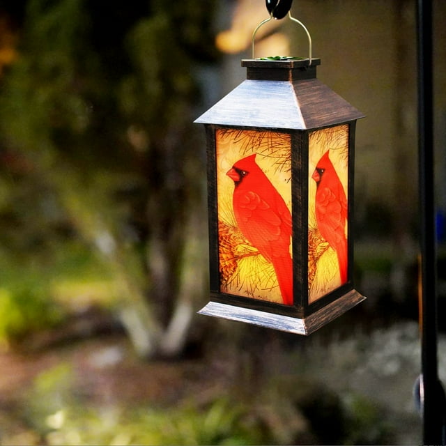 Solar Lantern Light, Outdoor LED Solar Cardinal Lights, Waterproof ...