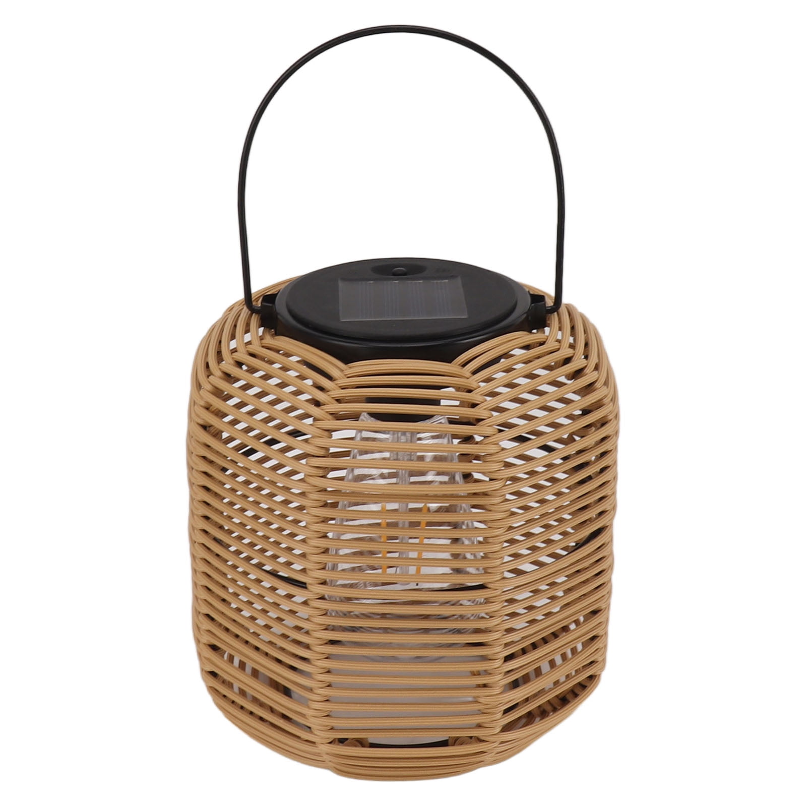 Solar Lantern Outdoor Hanging Solar Lights Waterproof Decorative Rattan ...