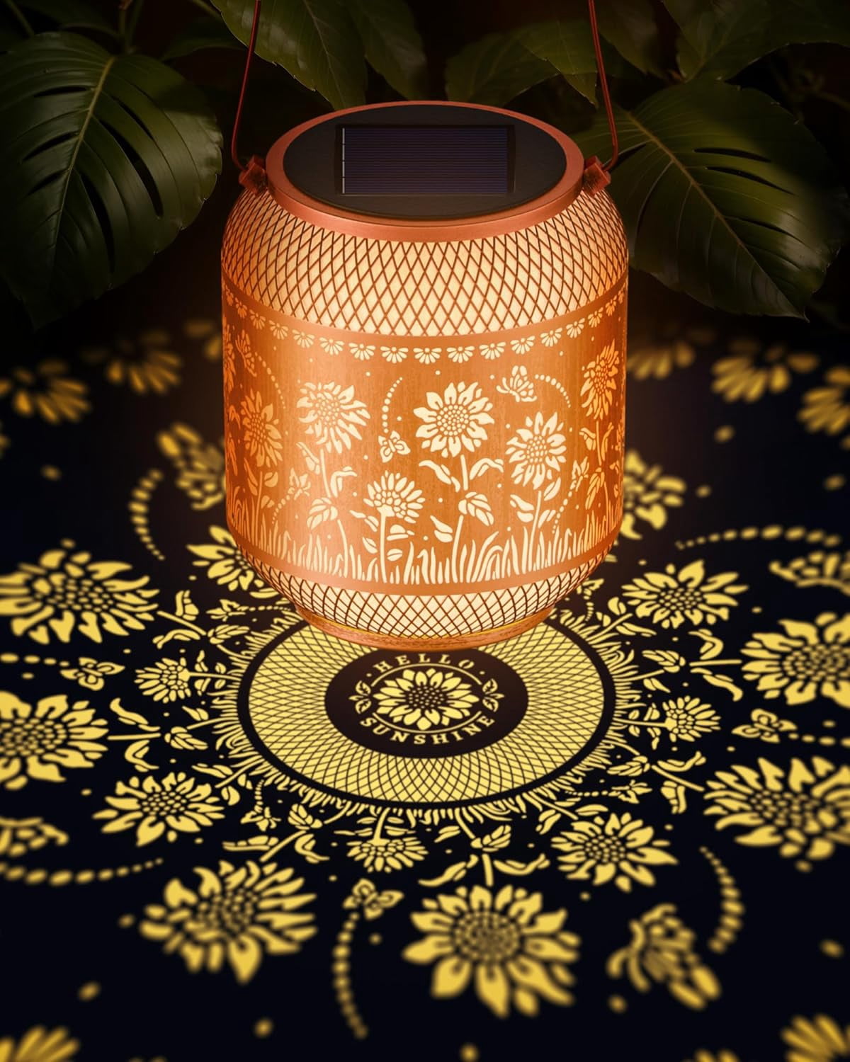 Solar Lantern Outdoor Waterproof Hanging Solar Lights for Outside ...