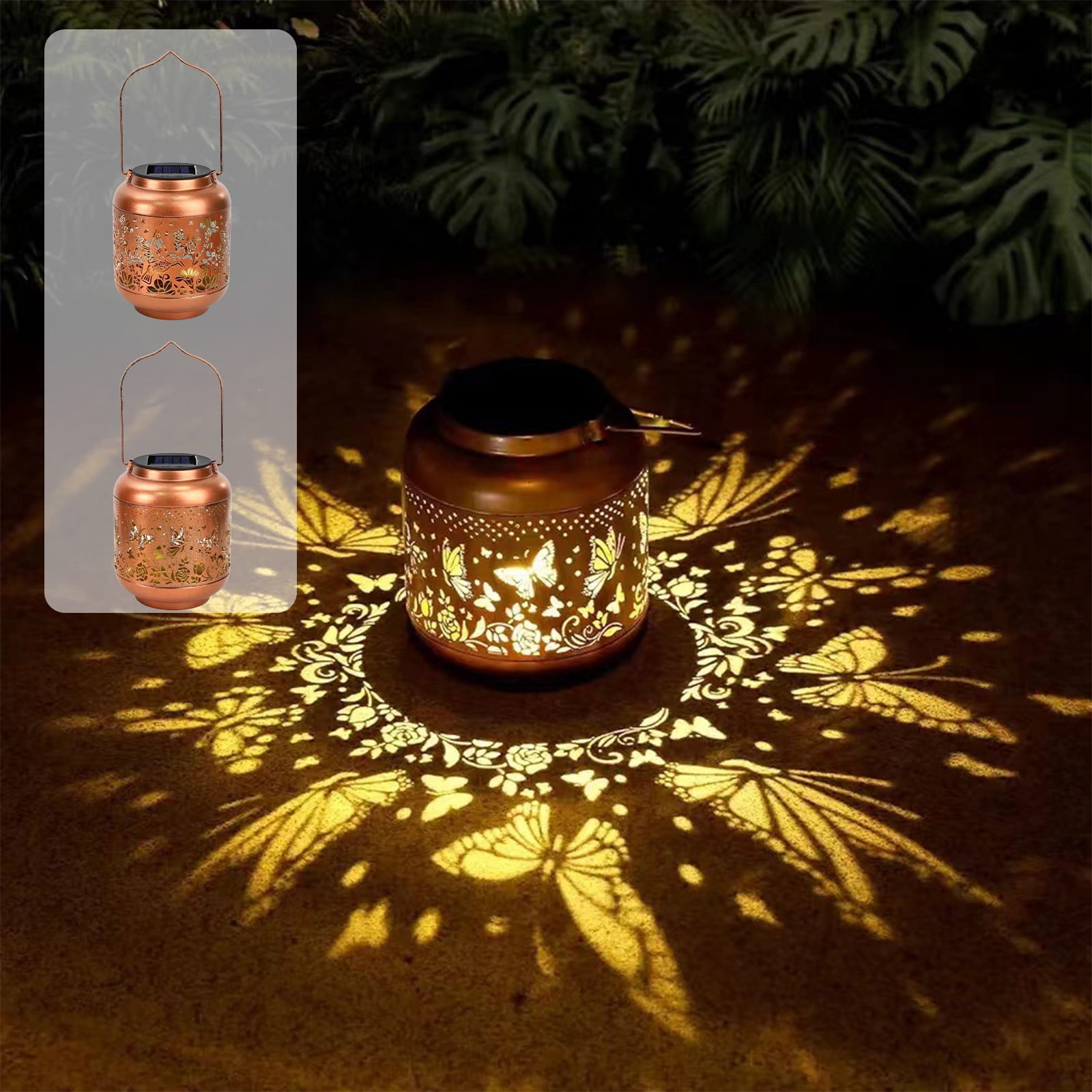 Solar Lanterns Outdoor, Decorative Hanging Solar Lights, Waterproof ...